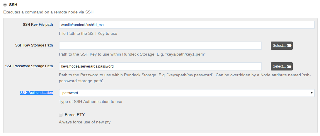 Configurando Node Linux no Rundeck. - rafaelit.com.br